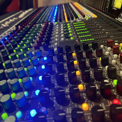 Trident 78 mixing console 2019 black top surface, wood cheeks | Reverb