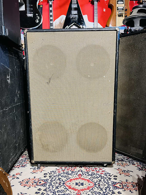 1960s Fender Dual Showman 4x12 Speaker Cabinet - Unloaded | Reverb