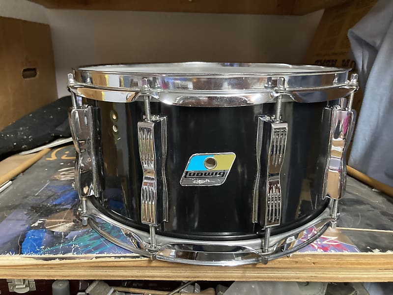 Ludwig 6.5x14 Black Cortex Classic Maple Snare Drum | Reverb