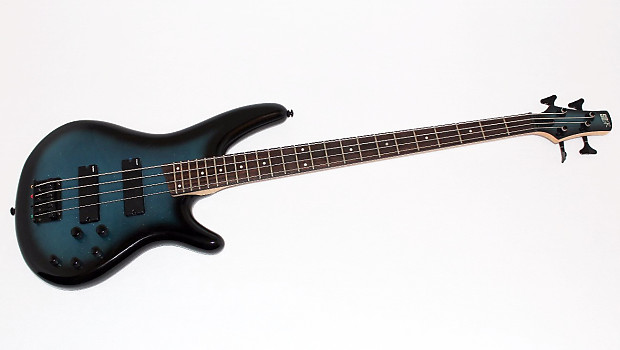 Ibanez SR250 Soda Blue Sunburst 4 String Electric Bass Guitar | Reverb