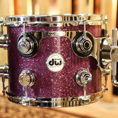DW Collector's Maple 333 Purple Glass Drum Set - | Reverb
