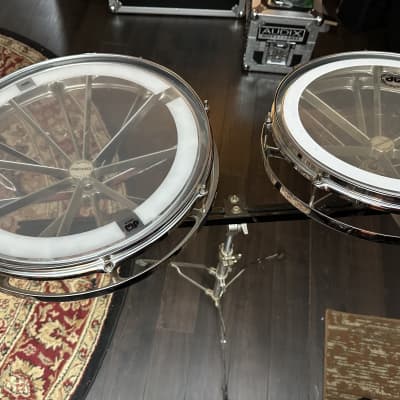 Remo Rototom set 14” & 16” 80’s - Chrome | Reverb