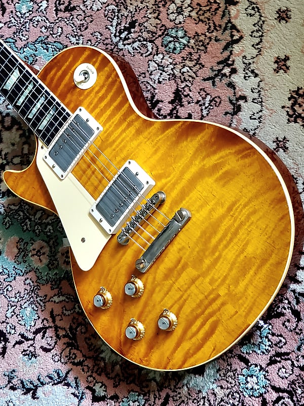 Left Handed Gibson Tom Murphy Painted R0 Les Paul, Mint, | Reverb