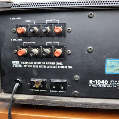 LUXMAN R-1040 AM/FM STEREO Receiver Serviced! | Reverb