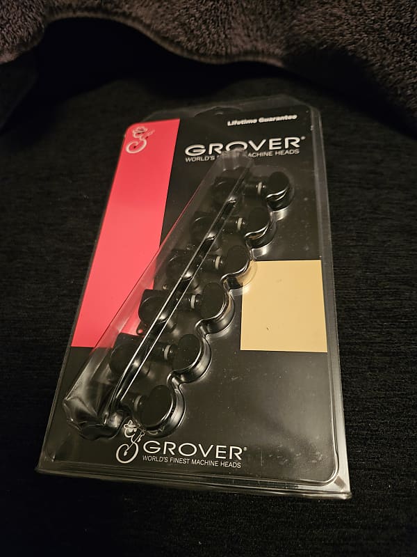 Grover Mini Rotomatics Locking Tuners - Black | Reverb