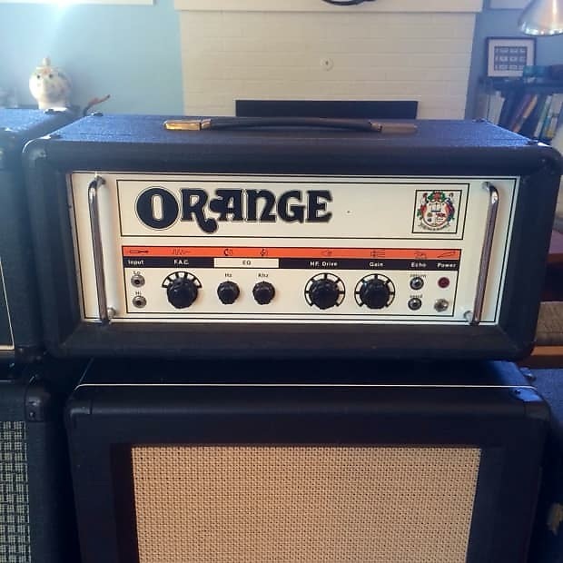 Orange OR-80 c 1975 Black original vintage graphic 6550 UK | Reverb