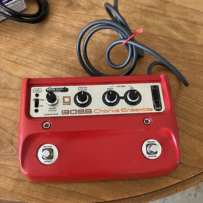 Boss ĆE-1 Chorus Ensemble 1980s - Red ! | Reverb