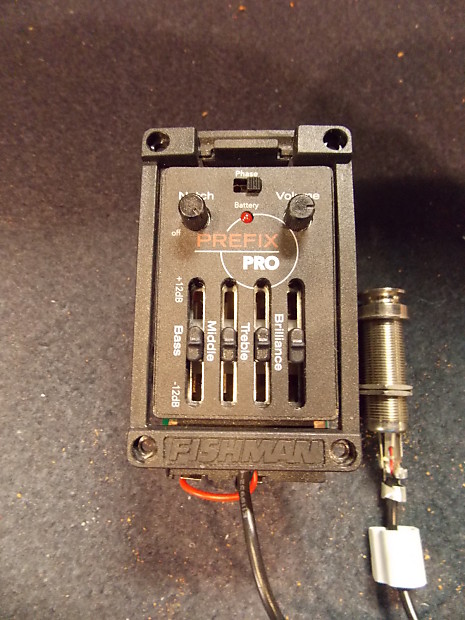 Fishman Prefix Pro Head Unit and Input Only 2014 Blk | Reverb