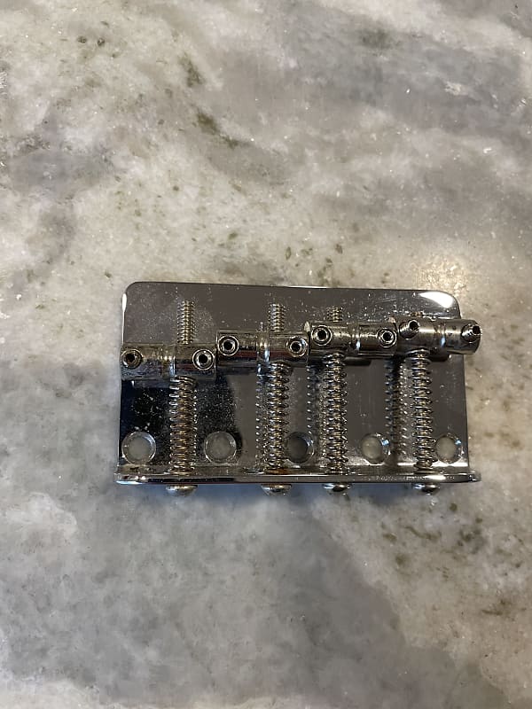 Fender Standard Series P/J Bass Bridge - CHROME | Reverb