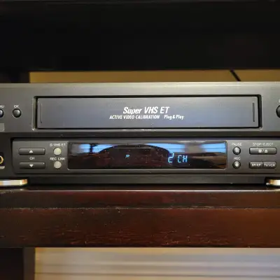 JVC VHS Player HR-S3600U Black Super VHS VCR Player High | Reverb