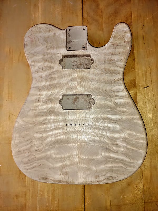 Telecaster figured maple body Humbucker style 2023 - | Reverb