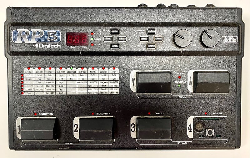 DigiTech RP 5 Mid 2000s - Black | Reverb
