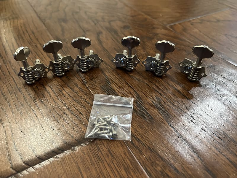 Vintage Grover Open Back Tuners 3 Per Side 3x3 1950s 1960s - | Reverb