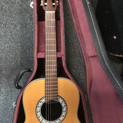 Ovation Celebrity CC13 vintage classical nylon string natural | Reverb