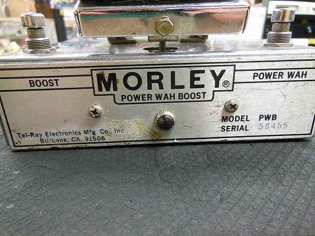 Morley Vintage Power Wah Boost PWB 70's | Reverb