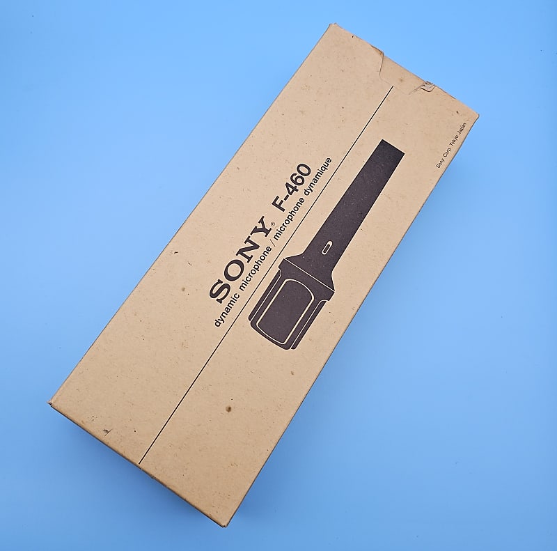 ☆Vintage 1980s NOS Sony F-460 Dynamic Microphone - | Reverb