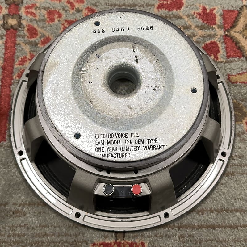 #2 of 4 Vintage Electro-Voice EVM-12L 12" 200w Speaker 8 Ohm | Reverb