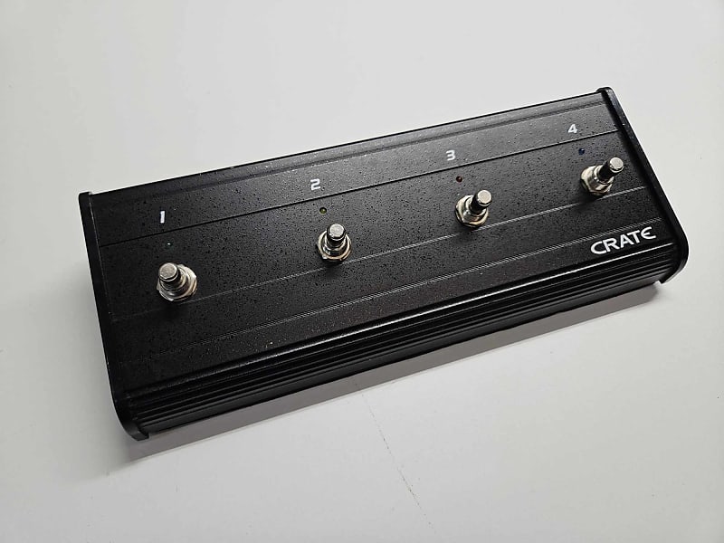 Crate BVFS4 Four Button Channel Footswitch - Black | Reverb Canada