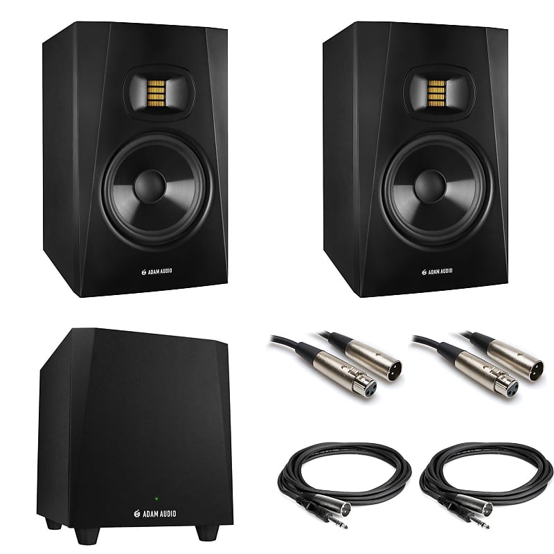 Adam Audio T7V T-Series Active Nearfield Monitor (Pair) with | Reverb
