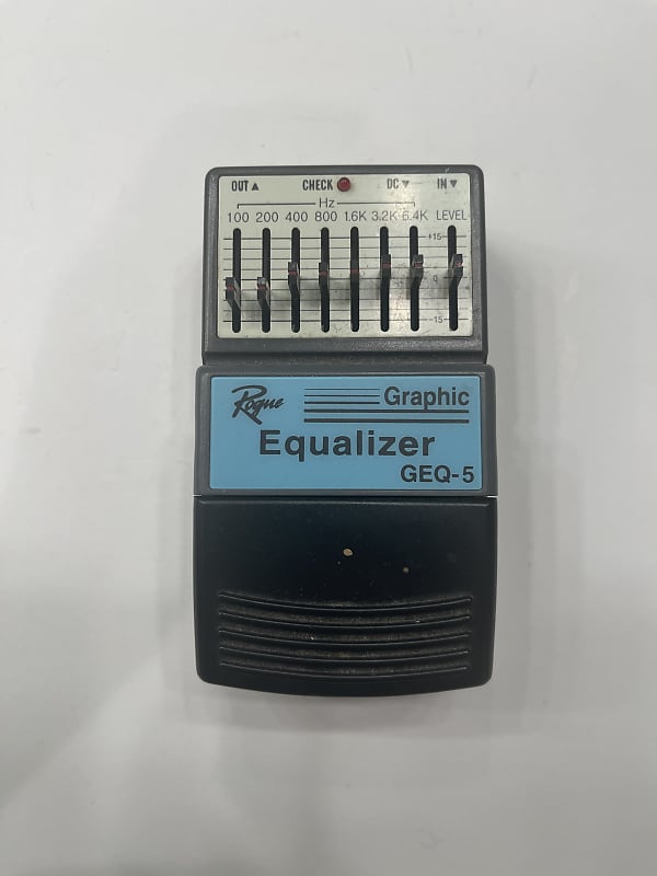 Rogue GEQ-5 Graphic Equalizer 7-Band EQ Vintage Guitar Effect | Reverb