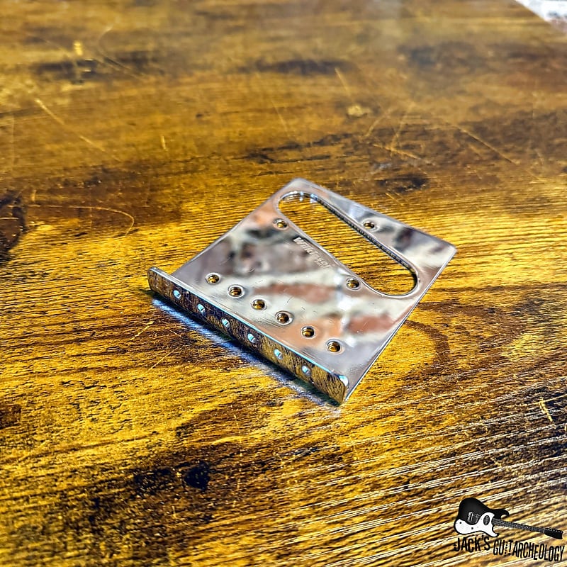 Wilkinson T-Style Bridge Plate (2010s - Chrome) | Reverb