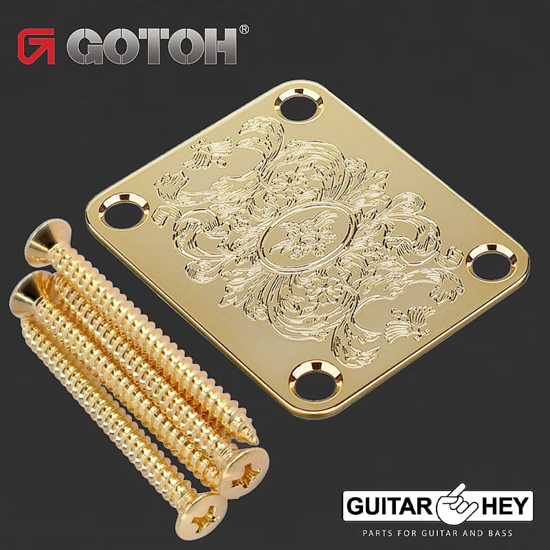 NEW Gotoh Neck Plate Luxury-Mode Japanese Art Acanthus for | Reverb