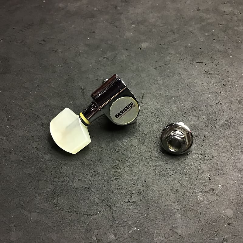 Washburn Tuner with pearloid knob, treble side | Reverb