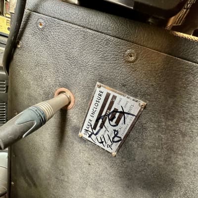 Fender Dual showman Cabinet D130 1968 - Black | Reverb