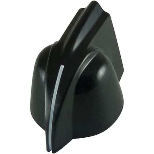 Black Knob - Chicken Head, mini, high-quality, brass insert, | Reverb