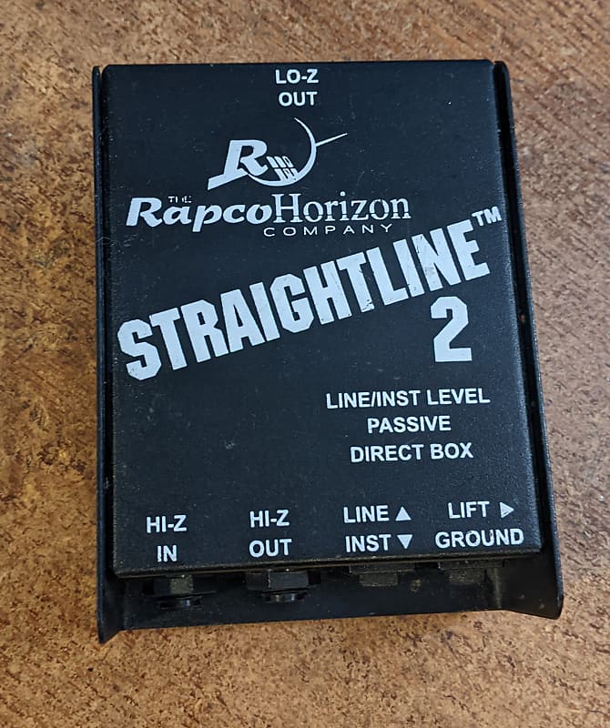 RapCo Straightline 2 DI box w/pad and ground lift | Reverb