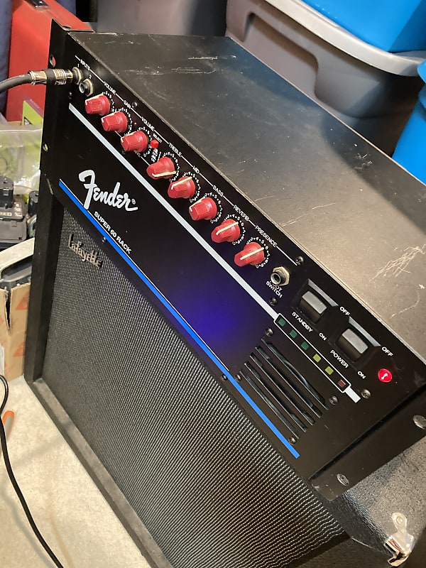 Fender Super 60 rack mount head tube guitar amp 4 space | Reverb