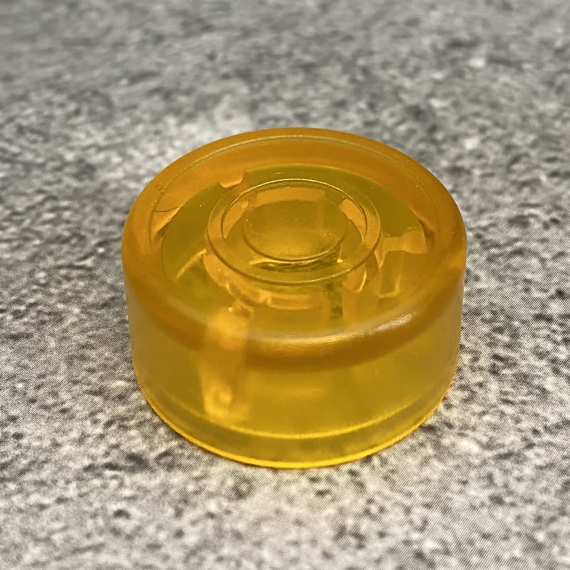 1x Gold Yellow Transparent Clear Plastic Guitar Foot Stomp | Reverb