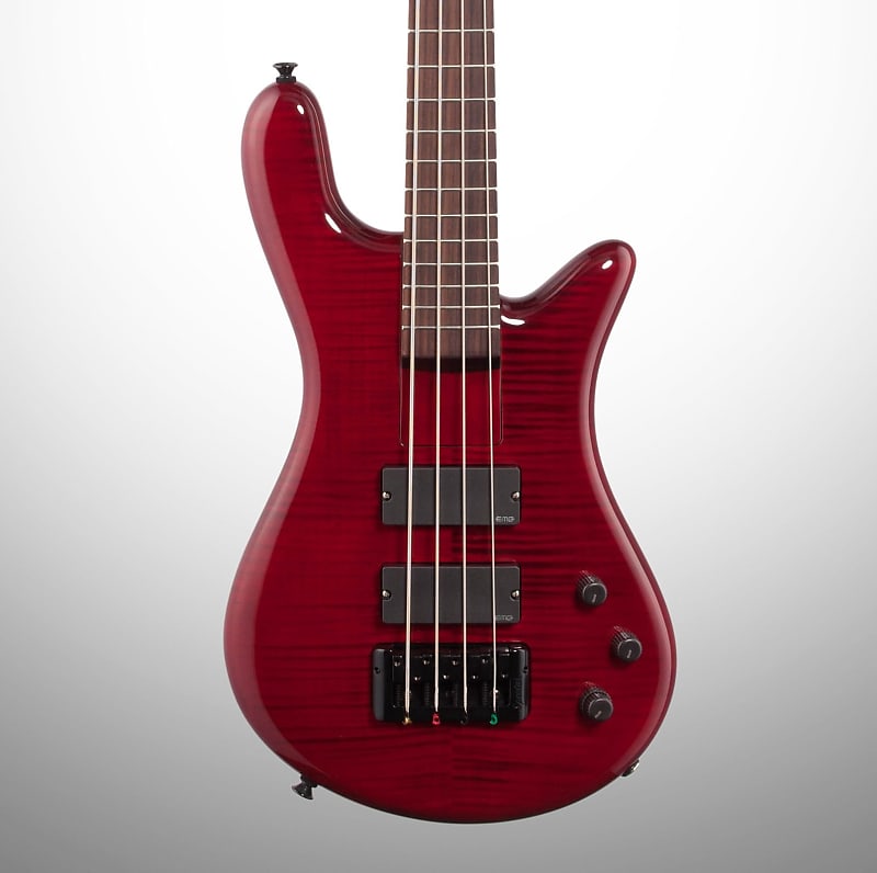 Spector Bantam 4 Short Scale Bass, Black Cherry Gloss | Reverb