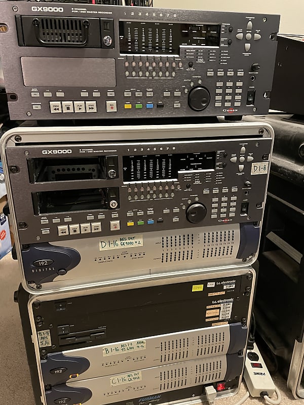 Genex GX9000 w/one Analog 8ch AD/DA card and one AES/EBU 8ch | Reverb