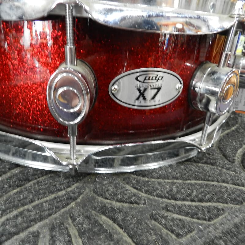 PDP X7 ALL MAPLE 14IN SNARE 2015-present - Red | Reverb