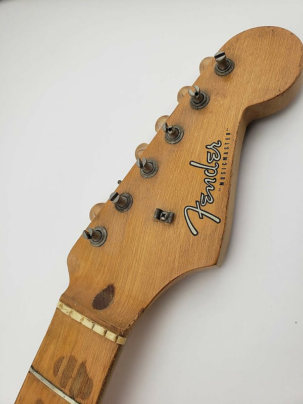 Fender Musicmaster Neck 1956 Vintage W/ Original Tuners | Reverb