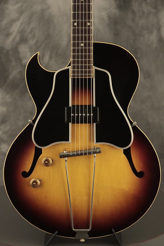 1955 Gibson ES-225 Sunburst LEFT-HANDED w/RARE DOUBLE | Reverb