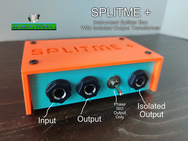 Phatronics Splitme + Passive Guitar / instrument Splitter | Reverb