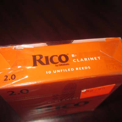 Rico RCA1020 Bb Clarinet Reeds - Strength 2.0 (10-Pack) | Reverb