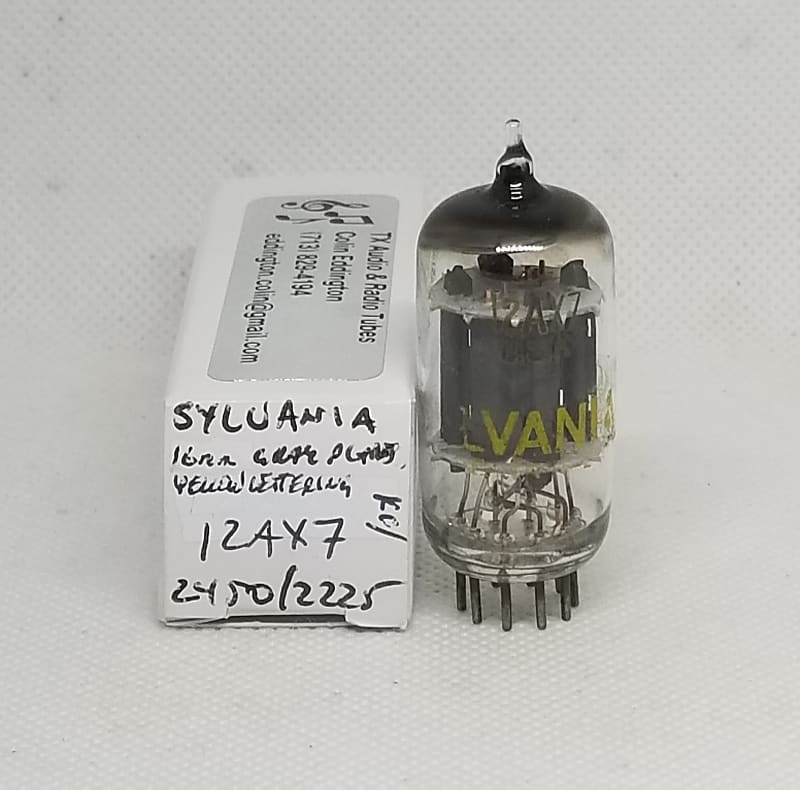 Sylvania 12AX7 Gray Plate Well Balanced (9.1%) Single NOS | Reverb