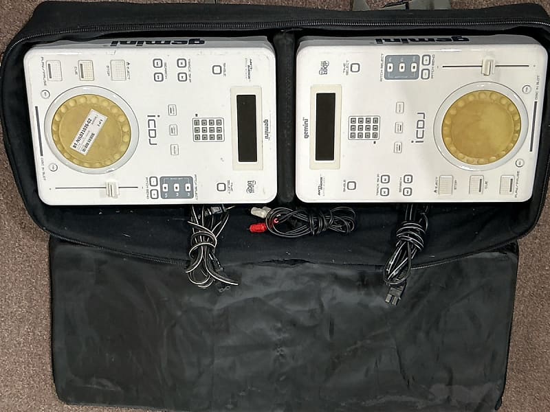 GEMINI ICDJ FRONT LOAD CD PLAYER X2 SET DJ TURNTABLE | Reverb