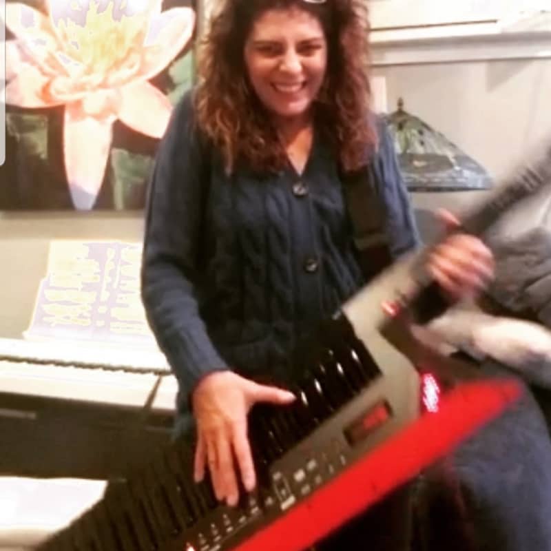 Roland AX-Edge Keytar + accessories 2021 black and red | Reverb UK