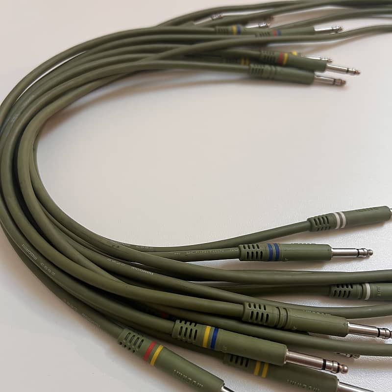 Mogami tt bantam cable cables (10) - Green | Reverb