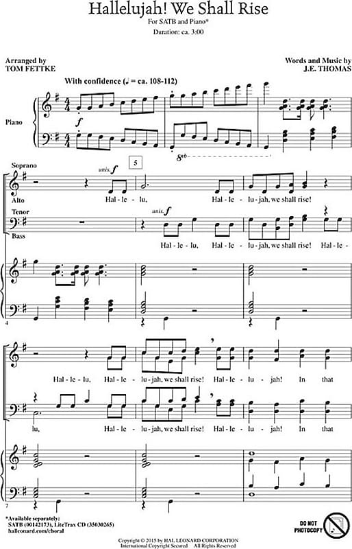 Hallelujah! We Shall Rise | Reverb