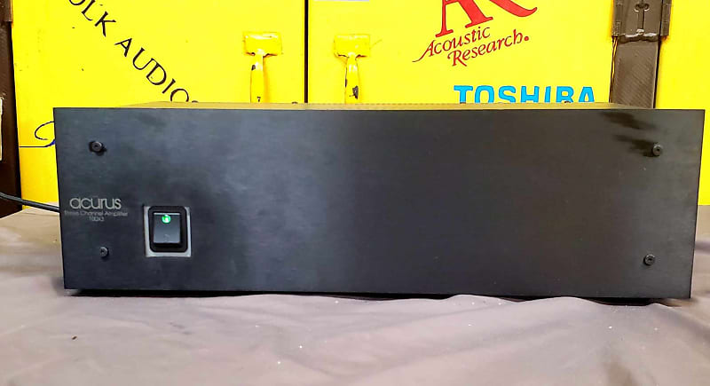 ACURUS AMPLIFIER 100X3 - BLACK/ALUMINUM | Reverb
