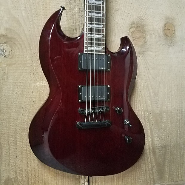 ESP LTD Viper 301 Black Cherry Red with EMG's and OHSC | Reverb