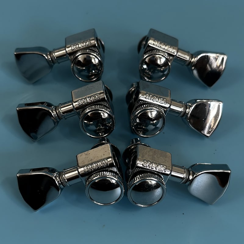 Grover Keystone Nickel 3+3 Locking Tuner Set! P31 | Reverb