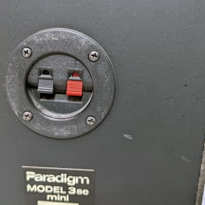 Paradigm 3SE MK1 Bookshelf Speakers 1980s - Black Ash | Reverb