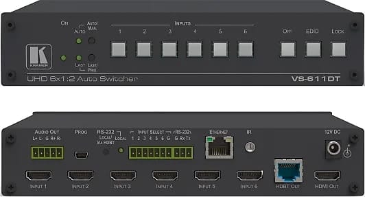 6:1 4K auto switcher with HDMI | Reverb