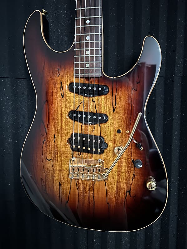 James Tyler Studio Elite HD, Spalted Maple Cap- HSS Rear Rout | Reverb